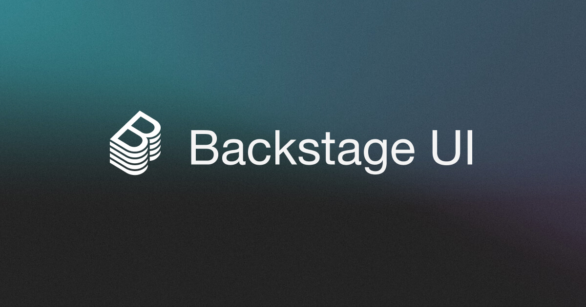 Backstage UI